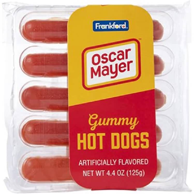 Oscar Meyer Gummy Hot Dogs | Gummy Candy | Sweet Services Oscar Meyer Gummy Hot Dogs | Gummy Candy | Sweet Services
